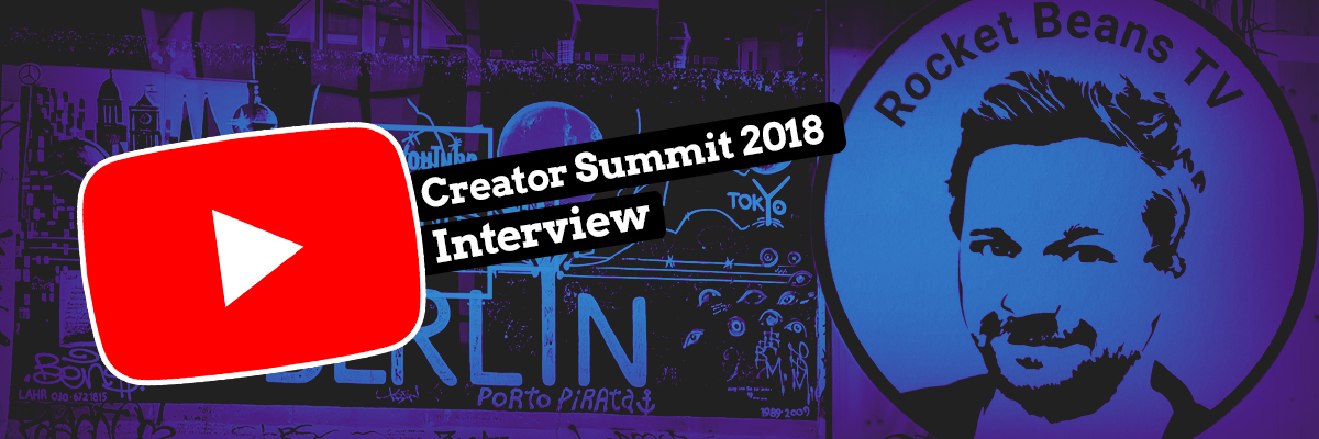Interview mit Marco zum YouTube Creator Summit in Berlin • Rocket Beans TV